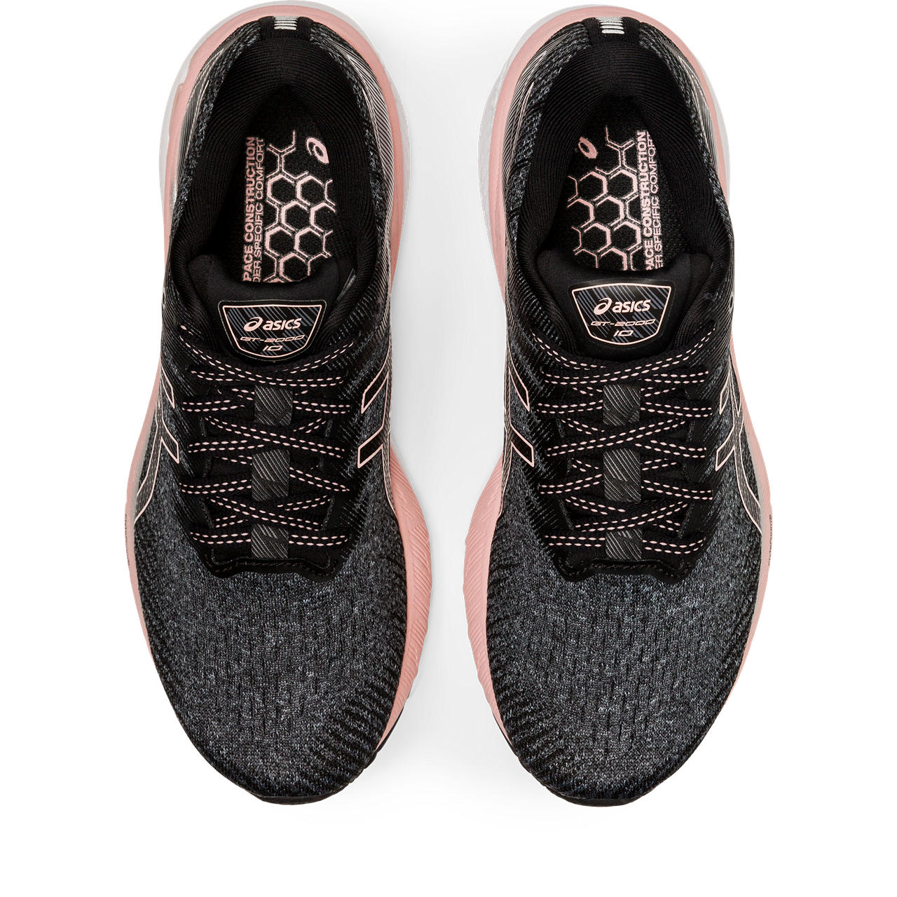 Asics Gt-2000 10 Kadın Siyah Pembe Koşu Ayakkabısı 1012B045-021