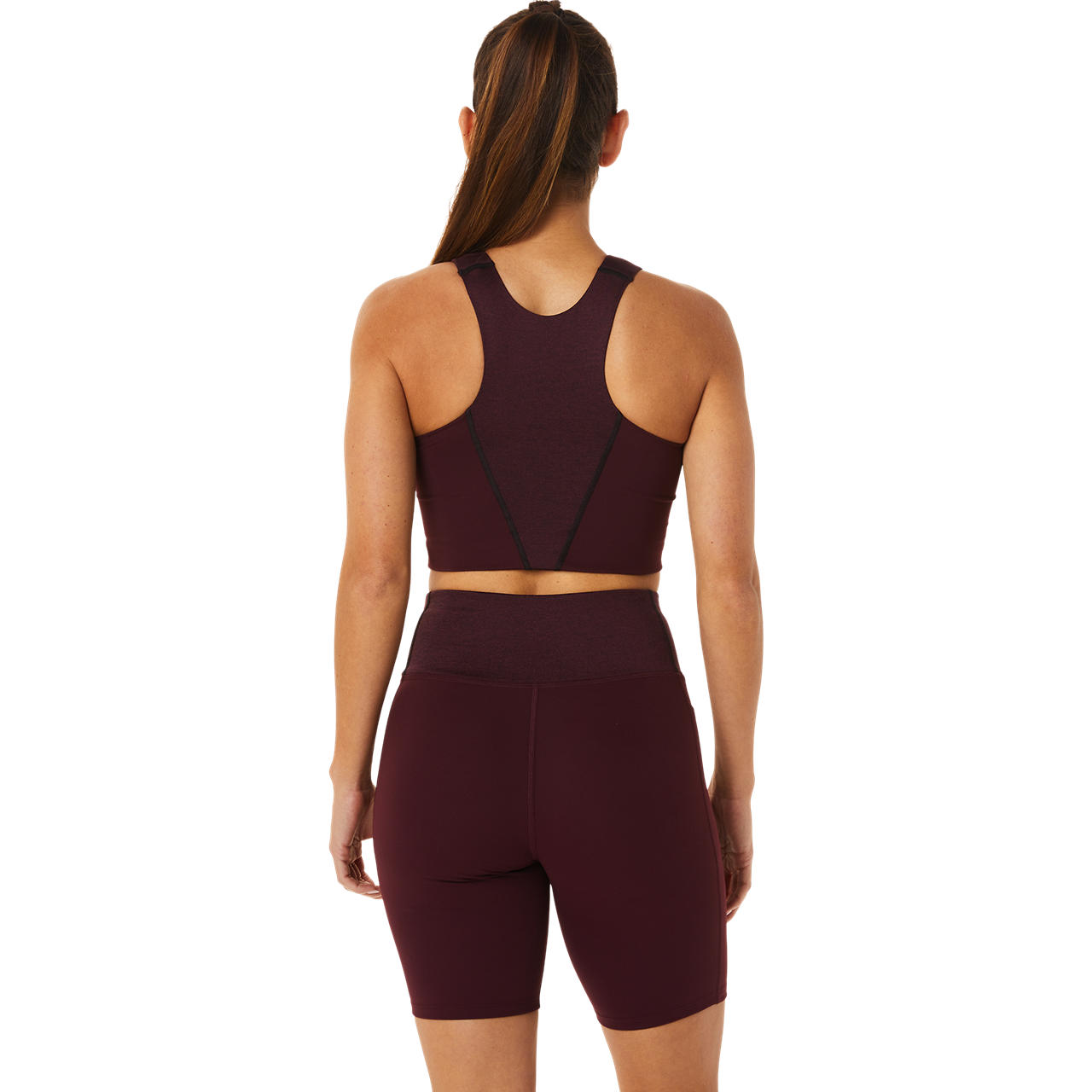 Asics Flexform Color Block Bra Top Kadın Bordo Sporcu Sütyeni 2032C515-500