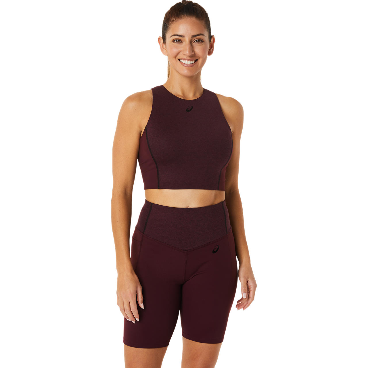 Asics Flexform Color Block Bra Top Kadın Bordo Sporcu Sütyeni 2032C515-500