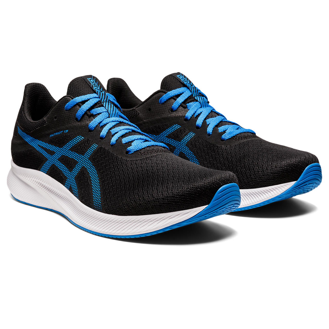 Asics Patriot 13 Erkek Siyah Mavi Koşu Ayakkabısı 1011B485-003