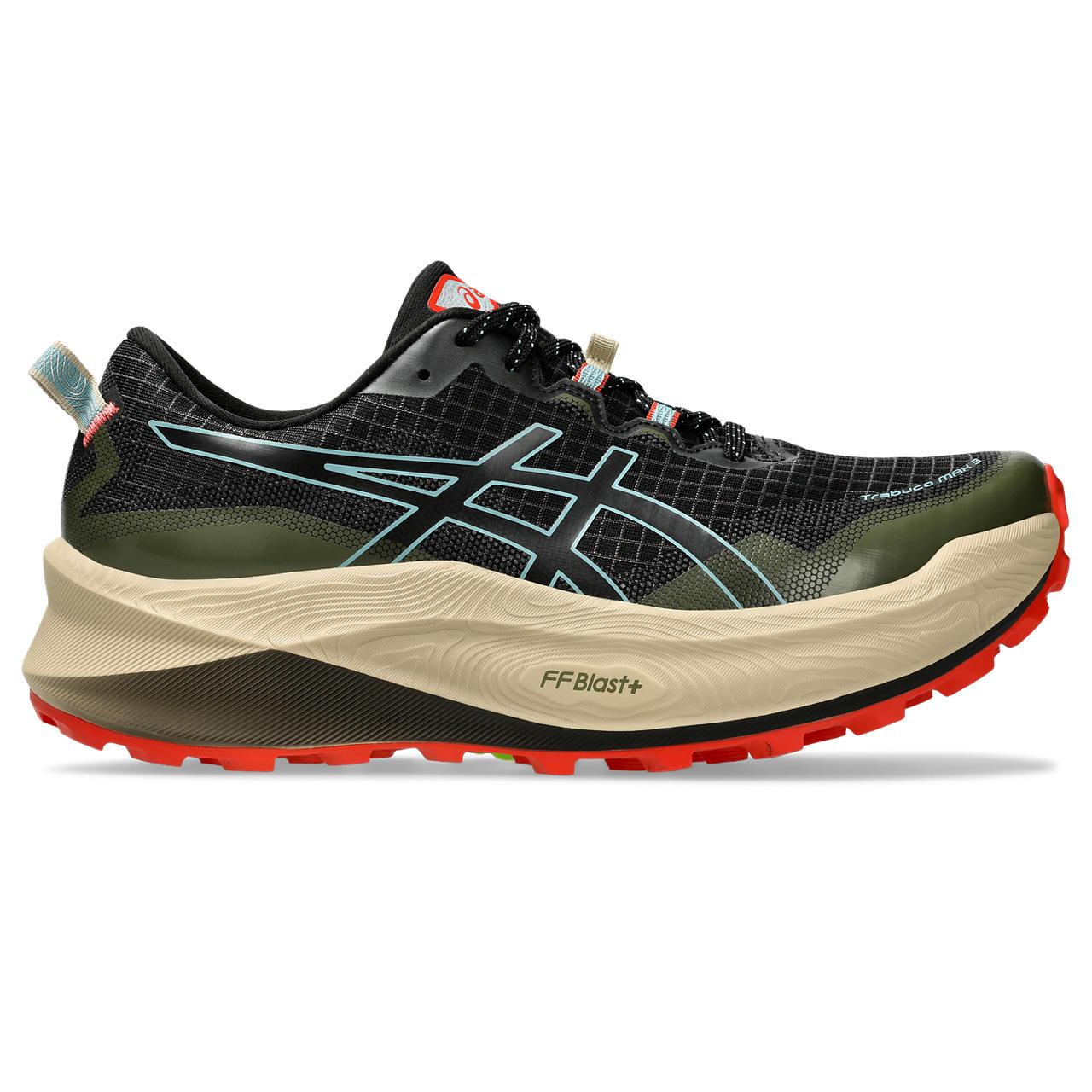 Asics Trabuco Max 3 Erkek Siyah Outdoor Koşu Ayakkabısı 1011B800-002