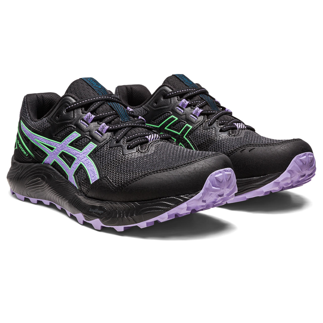 Asics Gel-sonoma 7 Kadın Siyah Lila Outdoor Koşu Ayakkabısı 1012B413-021
