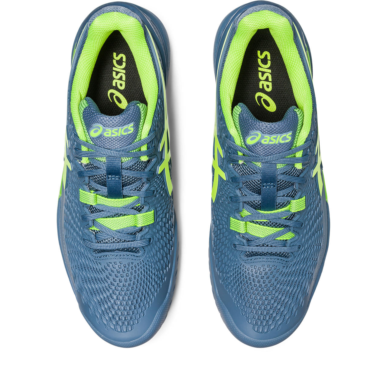 Asics Gel-resolution 9 Erkek Mavi Yeşil Tenis Ayakkabısı 1041A330-400