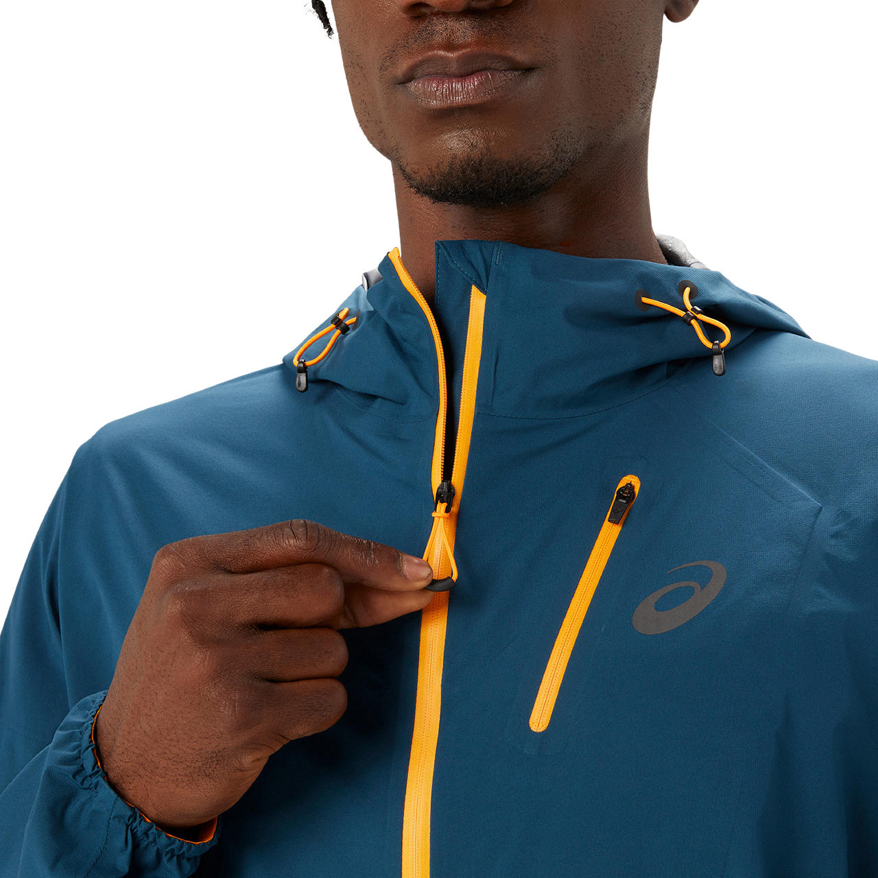 Asics Fujitrail Waterproof Jacket Erkek Lacivert Ceket 2011C259-400