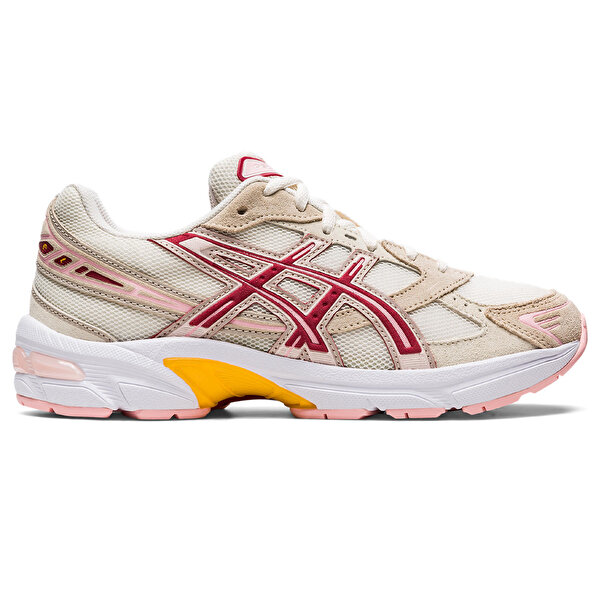 Asics Gel-1130 Kadın Bej Kırmızı Sneakers 1202A163-201