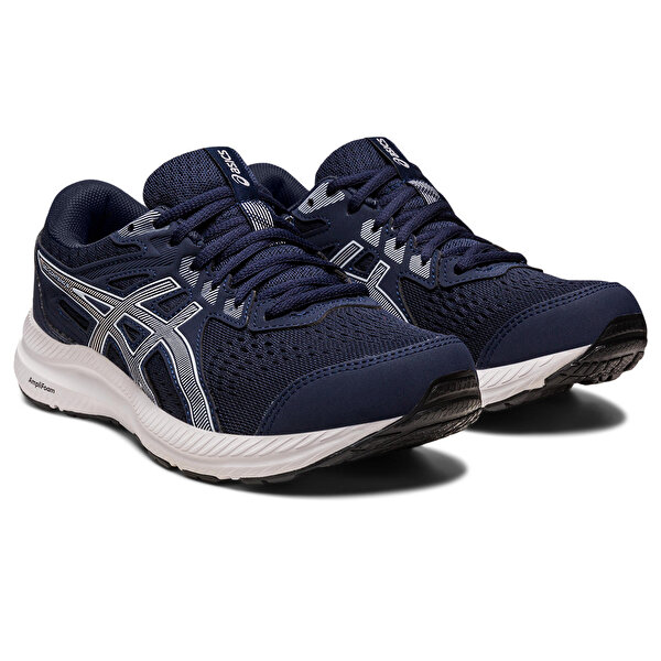 Asics Gel-contend 8 Kadın Lacivert Beyaz Koşu Ayakkabısı 1012B320-406