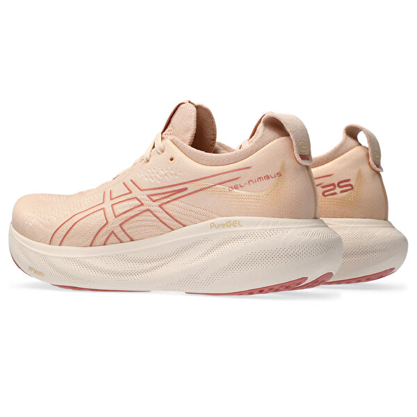 Asics Gel-nimbus 25 Kadın Bej Koşu Ayakkabısı 1012B356-702