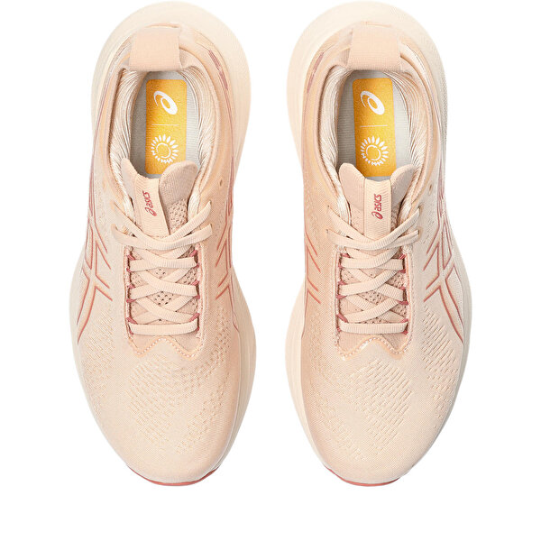 Asics Gel-nimbus 25 Kadın Bej Koşu Ayakkabısı 1012B356-702