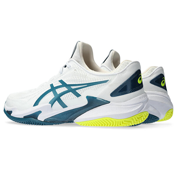Asics Court Ff 3 Clay Erkek Beyaz Yeşil Tenis Ayakkabısı 1041A371-101