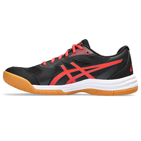 Asics Upcourt 5 Erkek Siyah Kırmızı Voleybol Ayakkabısı 1071A086-002
