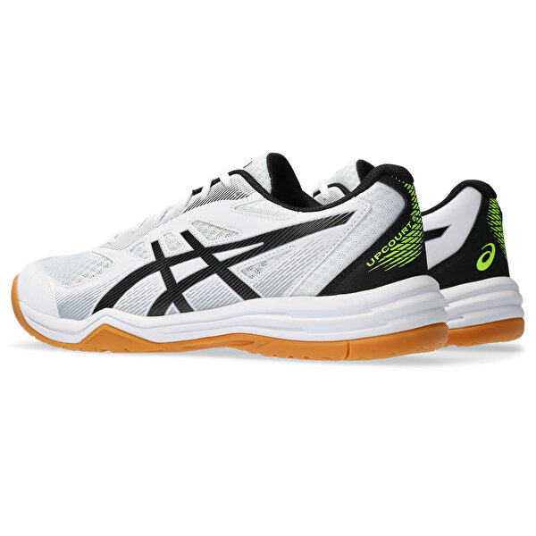 Asics Upcourt 5 Erkek Beyaz Siyah Voleybol Ayakkabısı 1071A086-103