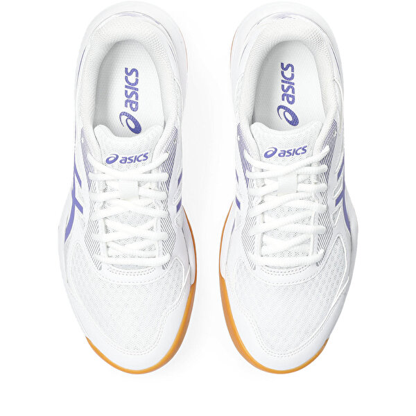 Asics Upcourt 5 Kadın Beyaz Mor Voleybol Ayakkabısı 1072A088-103