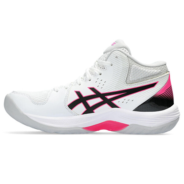 Asics Beyond Ff Mt Kadın Beyaz Pembe Voleybol Ayakkabısı 1072A096-101