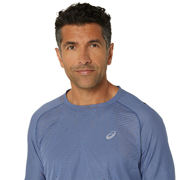 Asics Metarun Ss Top Erkek Lacivert Kısa Kollu Tshirt 2011C986-400