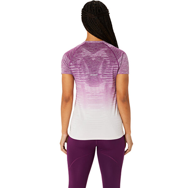 Asics Seamless Ss Top Kadın Mor Kısa Kollu Tshirt 2012C385-021