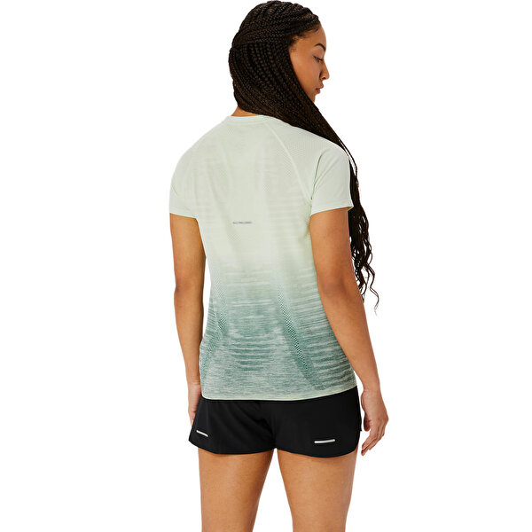Asics Seamless Ss Top Kadın Yeşil Kısa Kollu Tshirt 2012C385-301